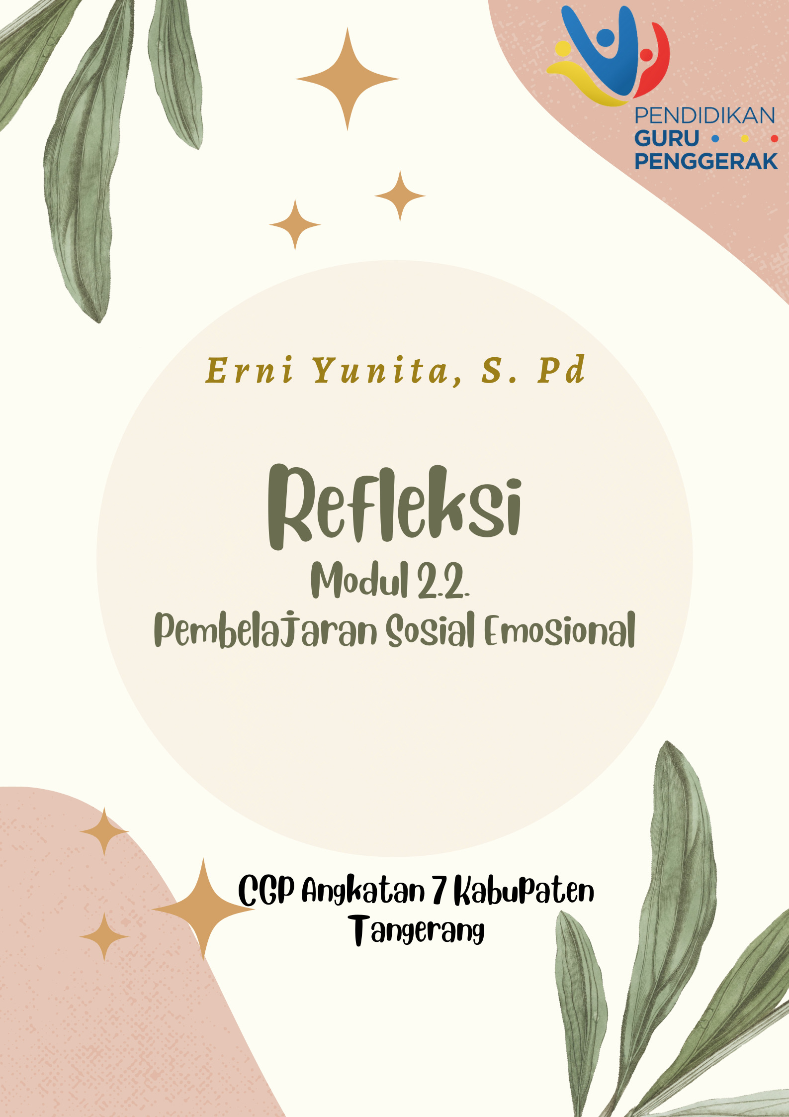 Refleksi Modul 2.2. Pembelajaran Sosial dan Emosional - Karedok.Net